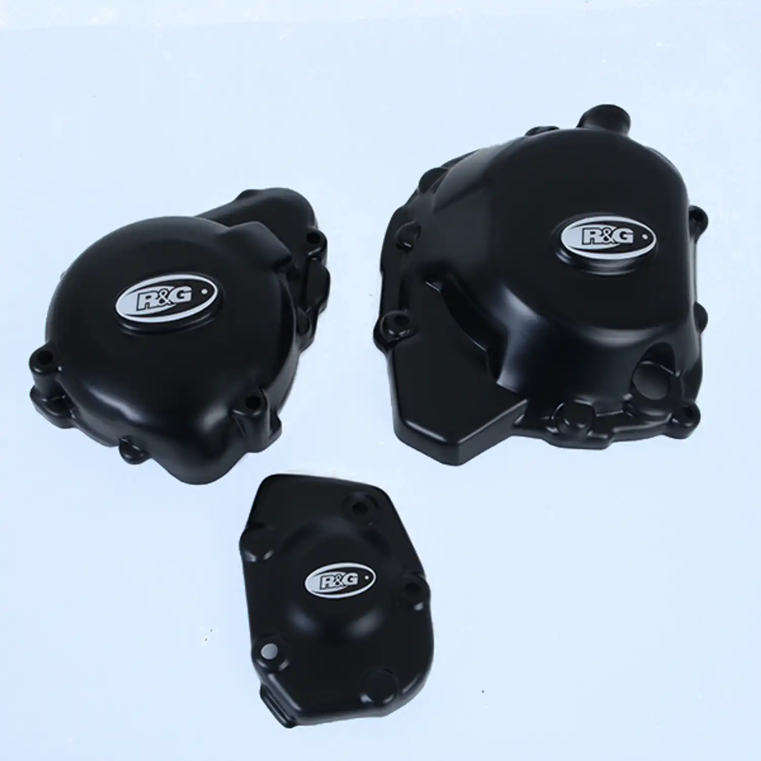 R&G Engine Case Cover Kit (3pc) for Kawasaki Z900RS '18- (KEC0112BK)