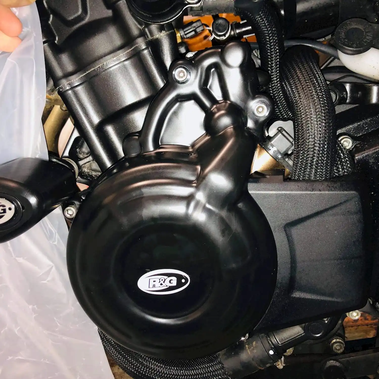 Engine Case Cover Kit (2pc) for Honda CBR500R '19-, CB400X '19-, CB500F ...